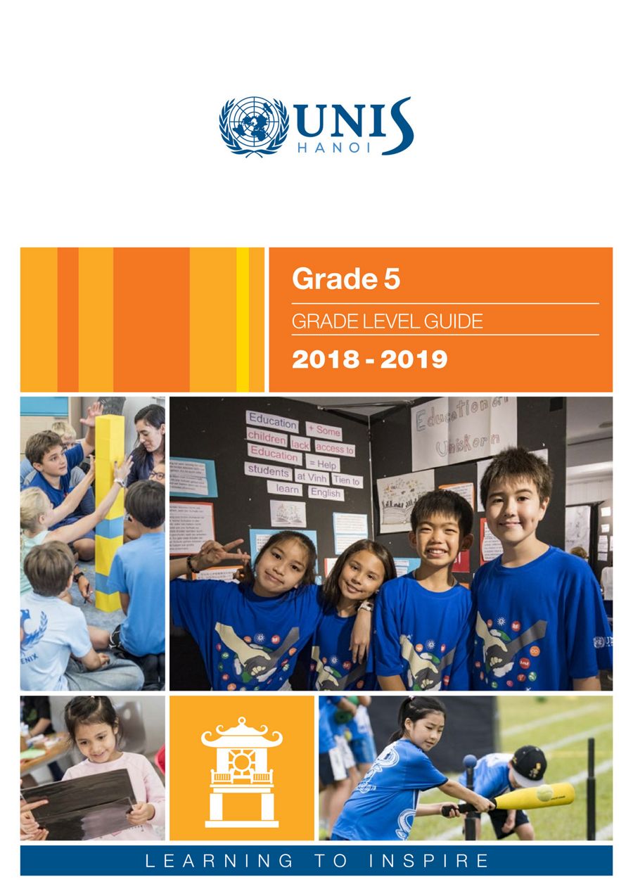 Grade 5 Curriculum Guide 2018-2019 by UNIS Hanoi - Flipsnack