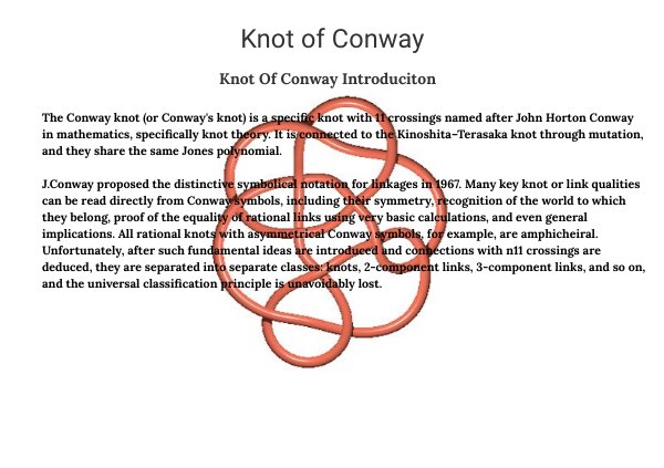Math Knot Of Conway T3 by almualla H - Flipsnack