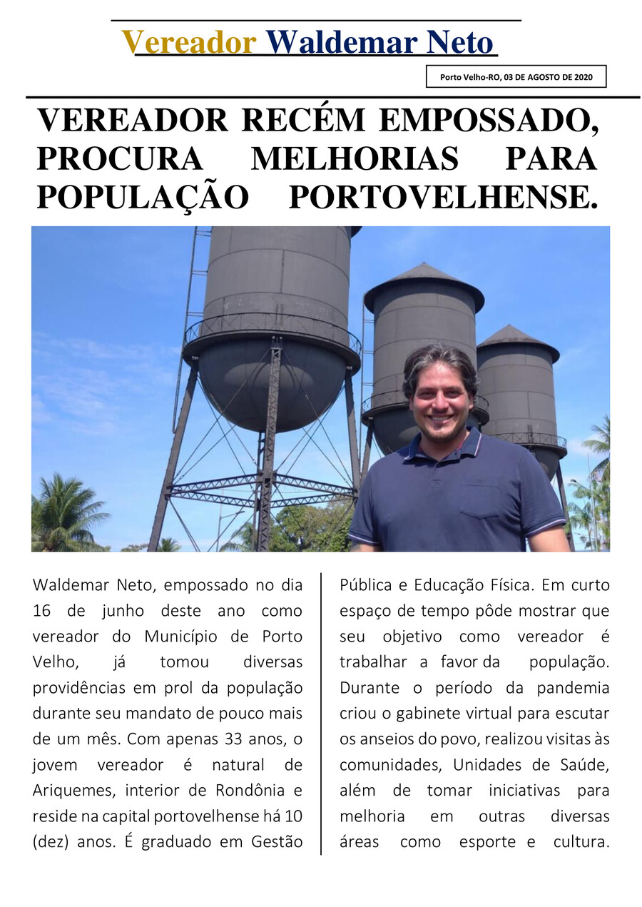 Vereador Waldemar Neto by Melyna Rodrigues - Flipsnack