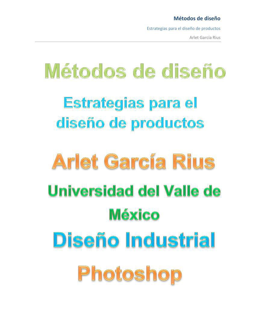 métodos de diseño by Arlet Garcia Rius - Flipsnack