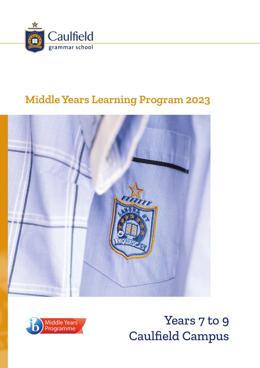 CC Middle School Academic Handbook 2023 by Caulfield... - Flipsnack