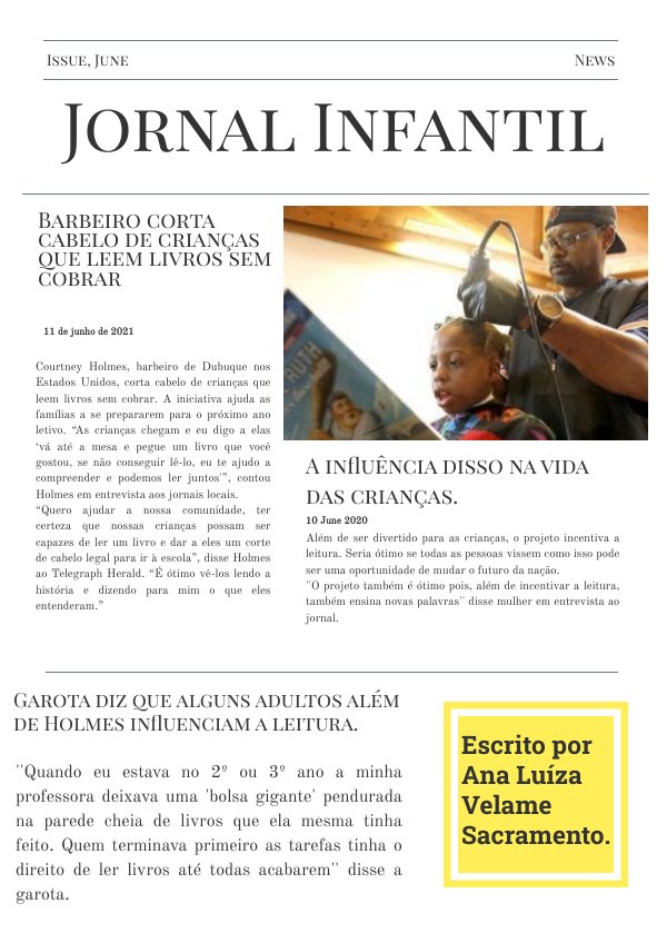 Jornal infantil by Ana... - Flipsnack