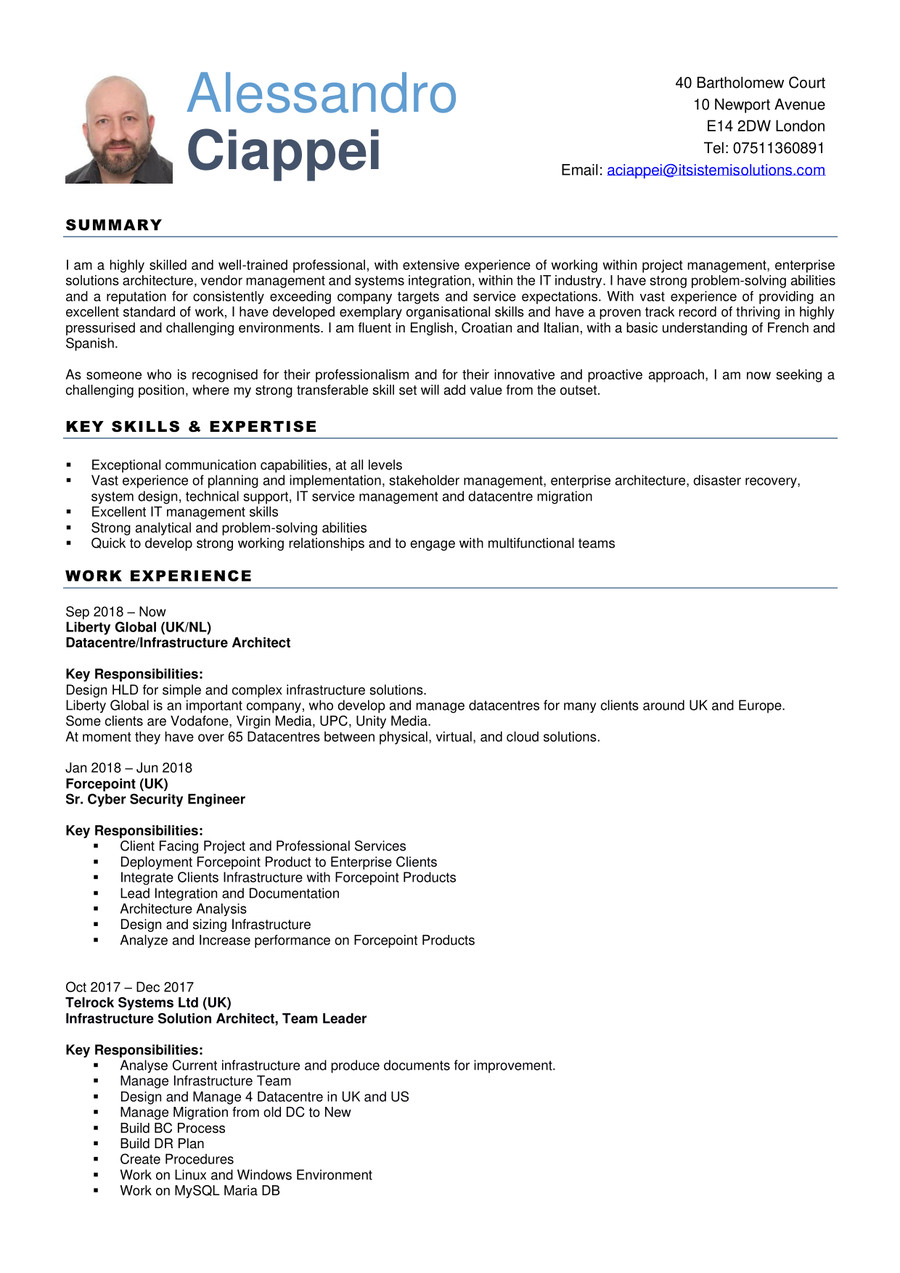 Alessandro Ciappei CV by Alessandro - Flipsnack