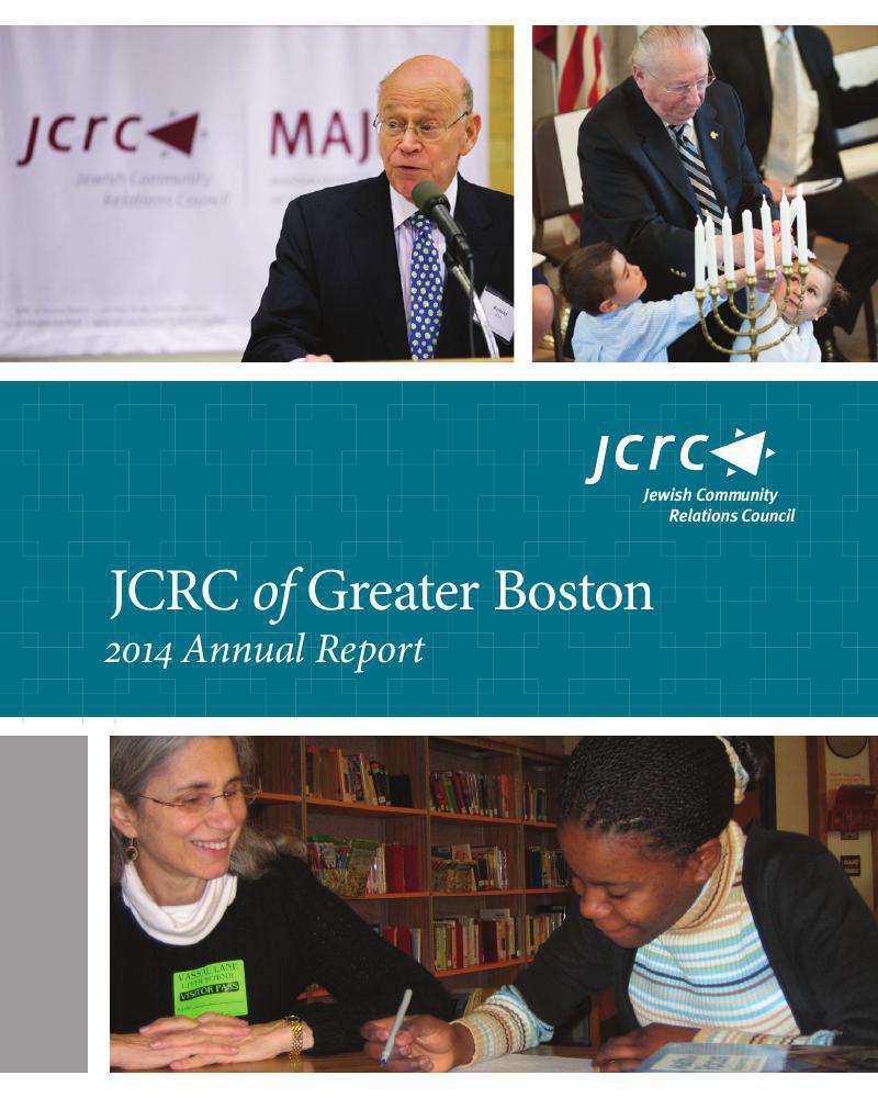 2014 Annual Report || JCRC of Greater Boston by Kyle D - Flipsnack