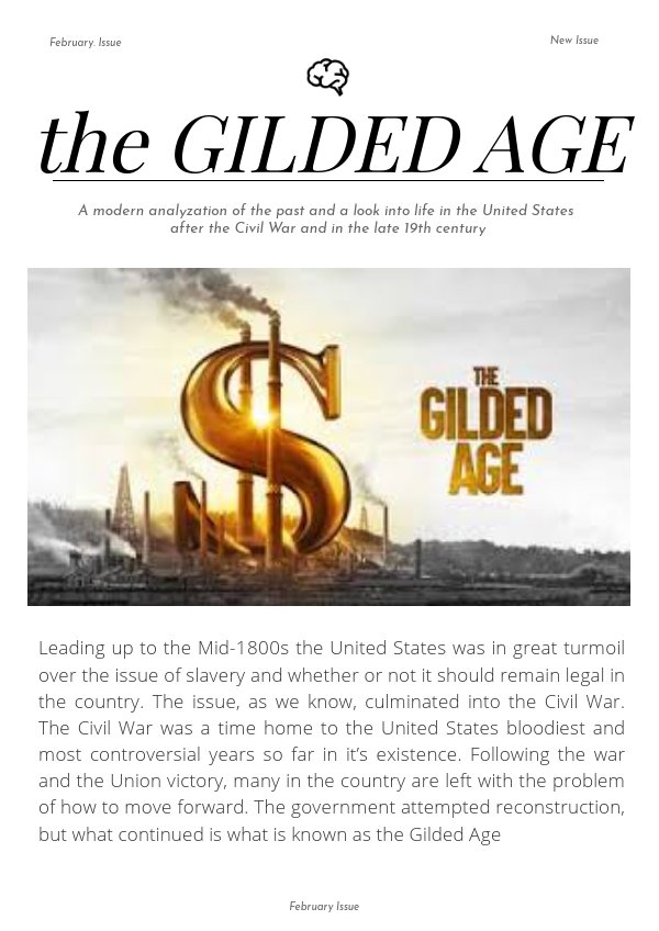 Gilded Age newspaper - Mackenzie Baker by Mackenzie Baker - Flipsnack