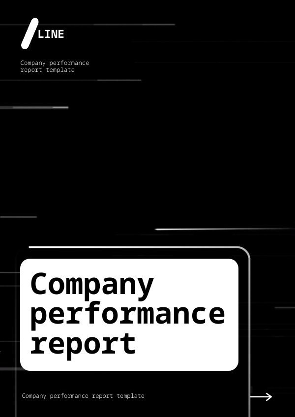 Company performance report template by Flipsnack templates - Flipsnack