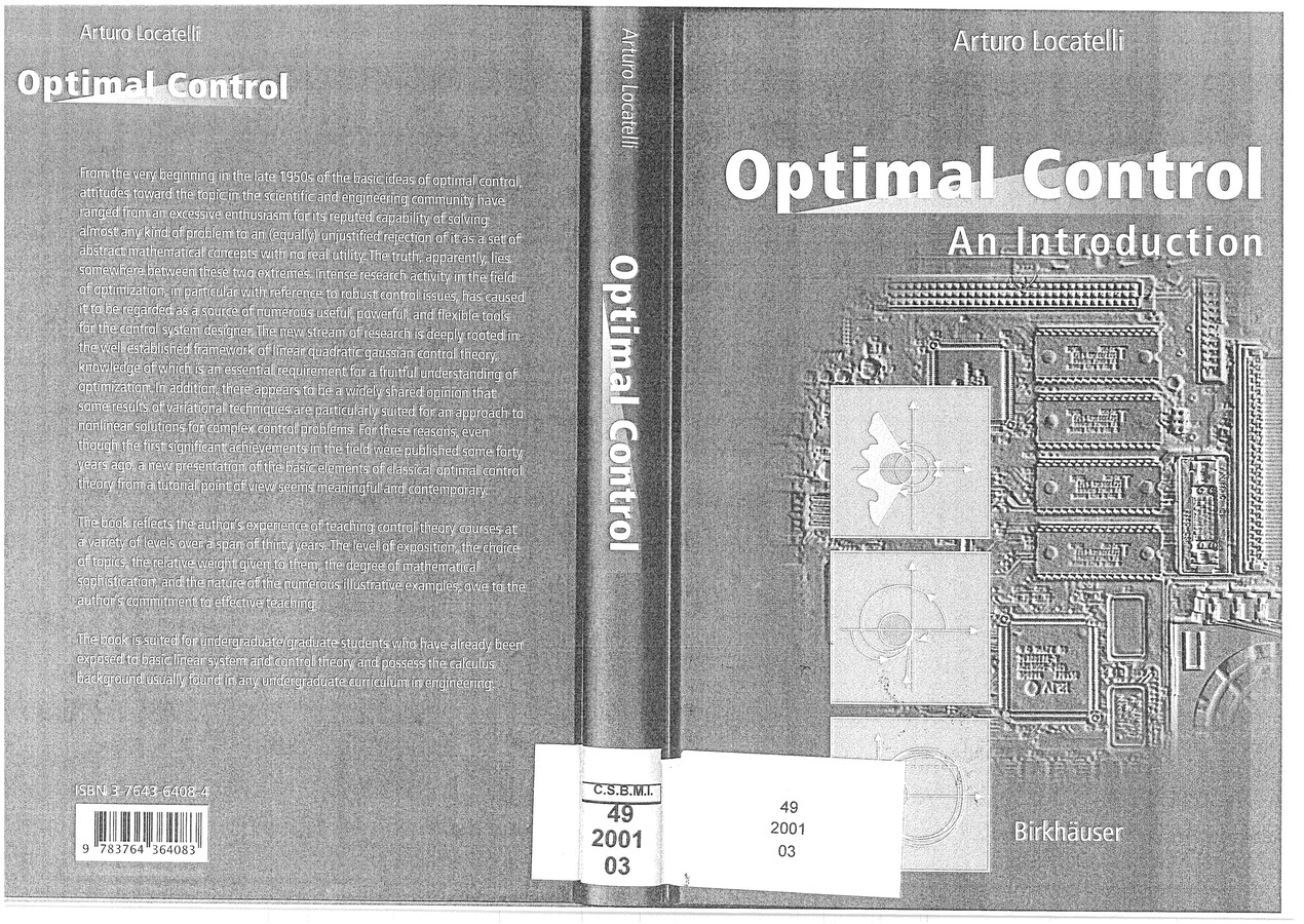Arturo Locatelli - Optimal Control_ An Introduction-Birkhäus by - Flipsnack