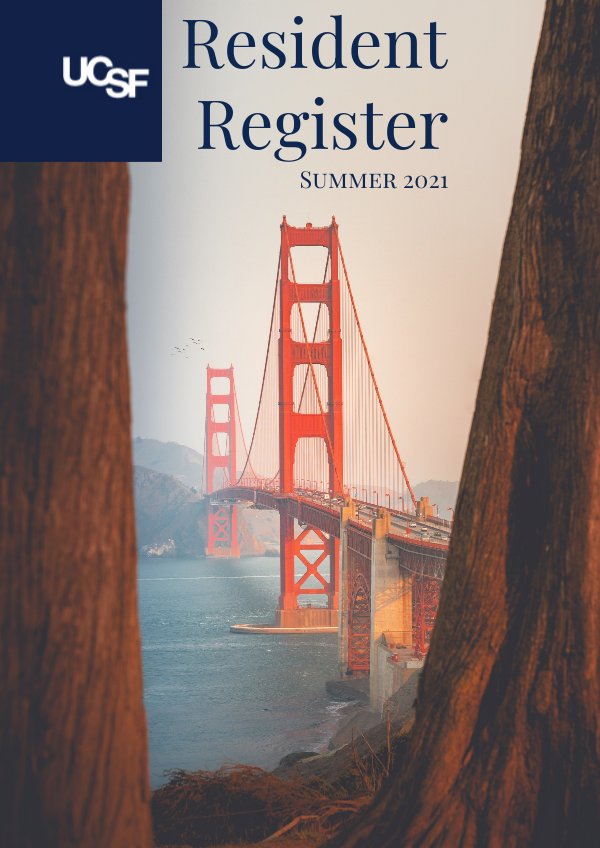 Summer 2021 by UCSF Residency... - Flipsnack