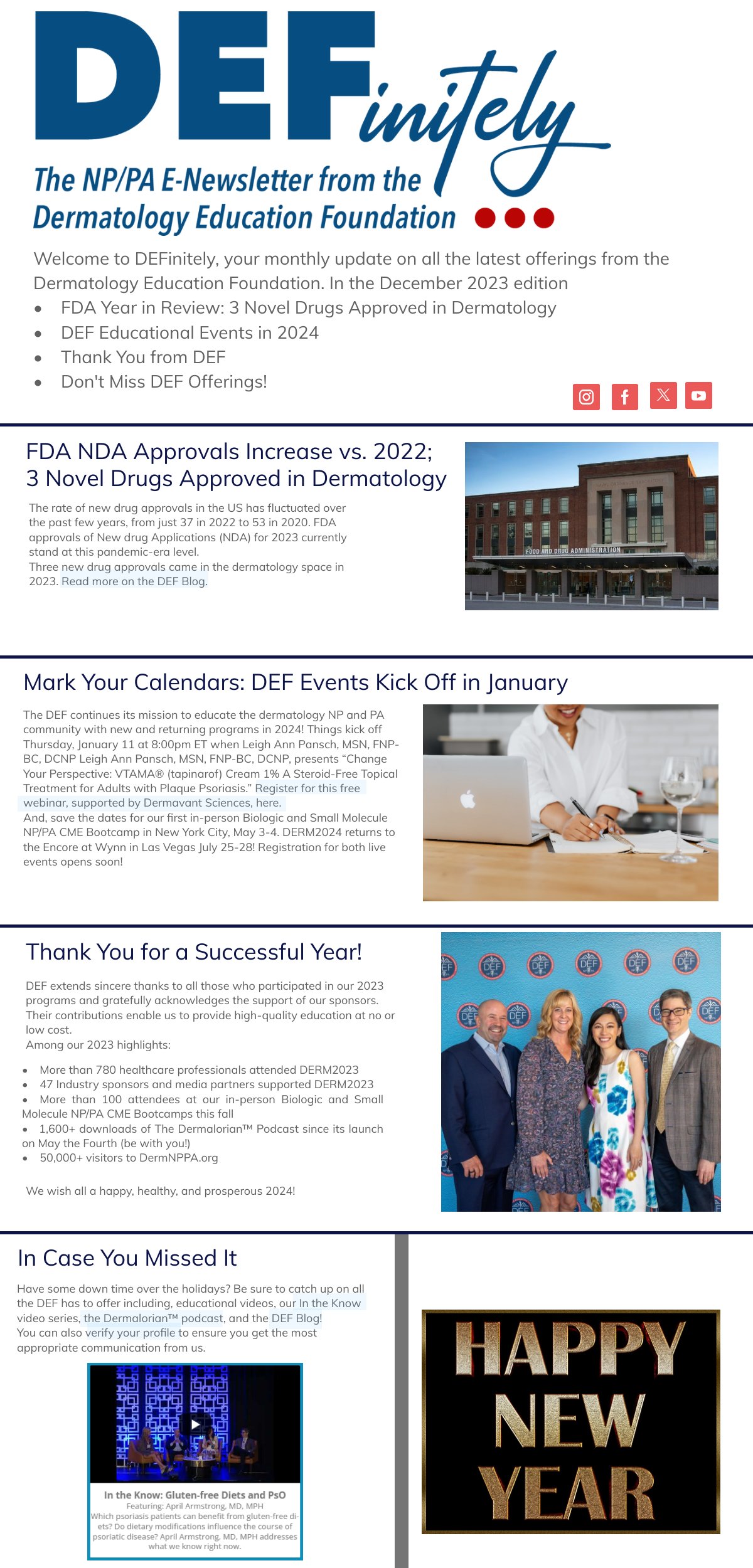 DEFinitely Enewsletter December 2023 by Paul Winnington - Flipsnack