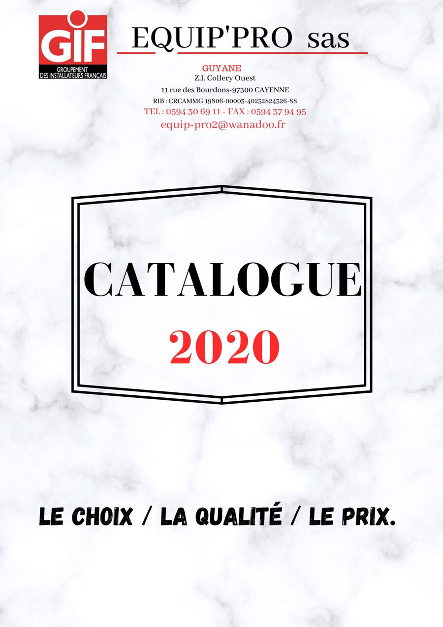 CATALOGUE EQUIP'PRO GUYANE by Equip'pro... - Flipsnack