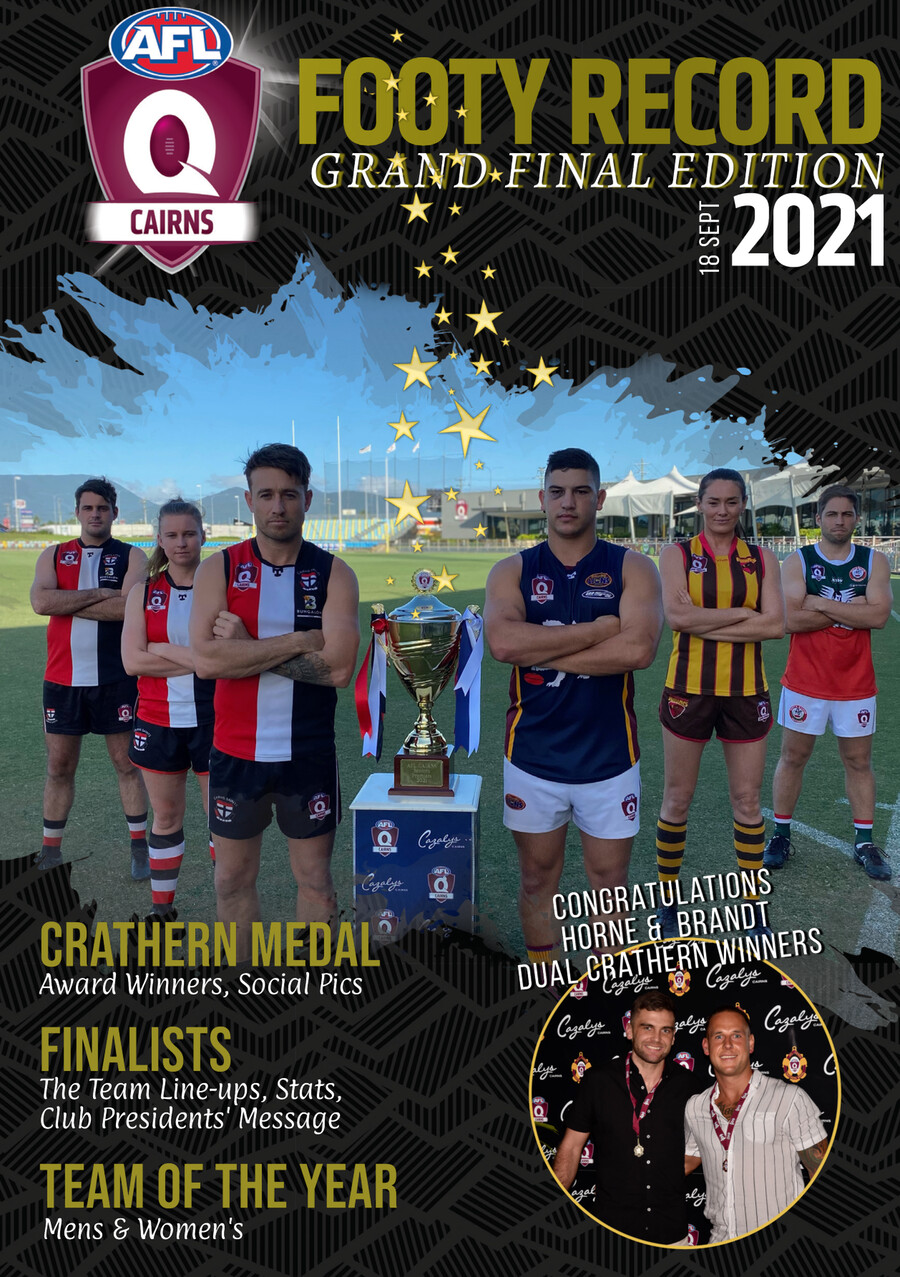 Footy Record Grand Final 2021 by AFLCairns - Flipsnack