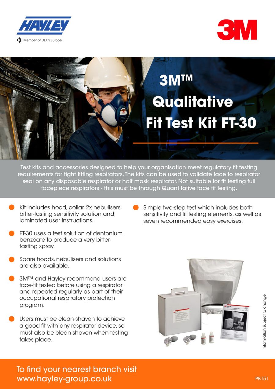 3M Qualitative Fit Test Kit by Hayley Group - Flipsnack