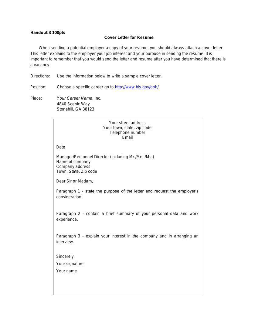 FBLA: FBLA Flyer and Cover Letter Activities & Samples by nbeebe1 ...