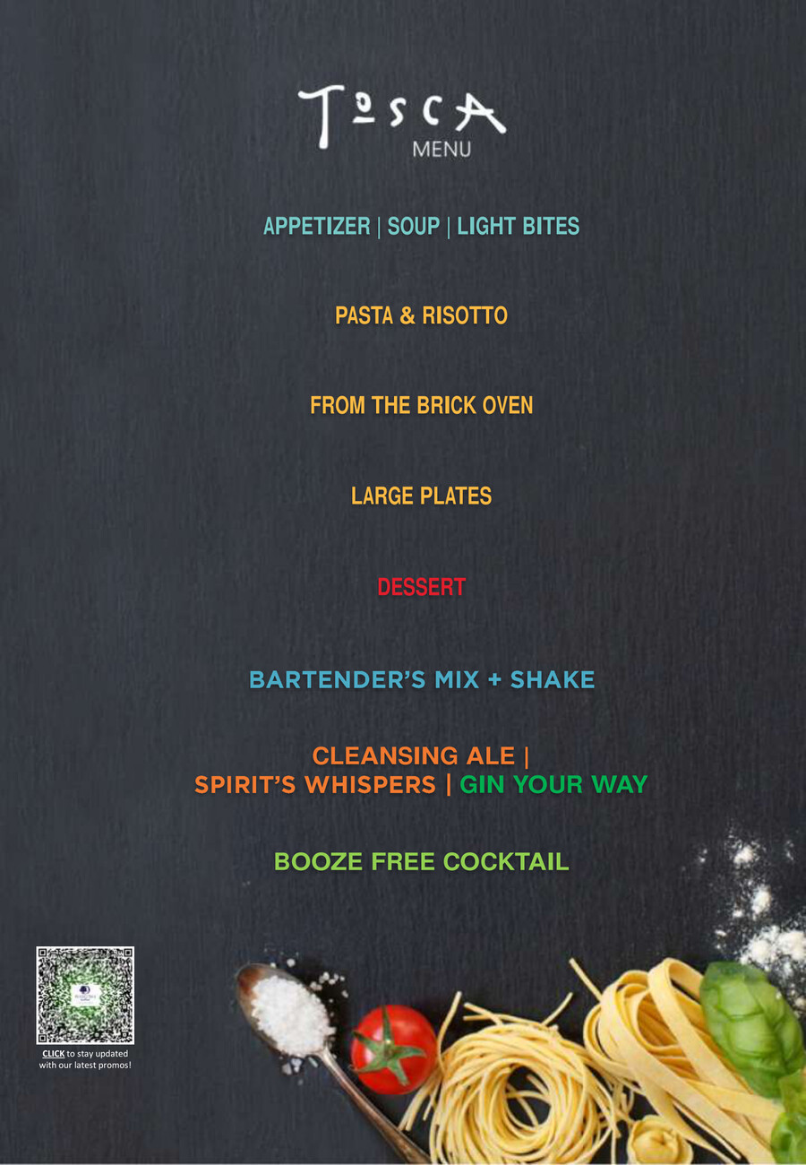 Tosca Menu by Lycan Hon - Flipsnack