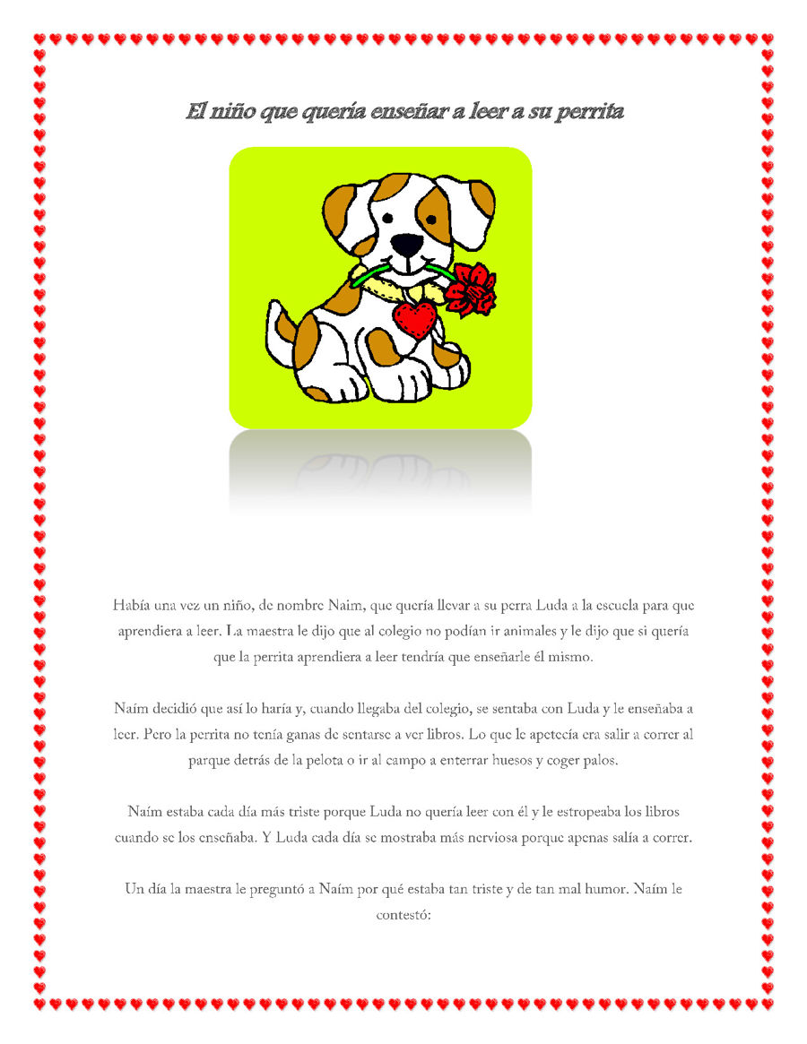 El niño que quería enseñar a leer a su perrita by luzamandaavila ...