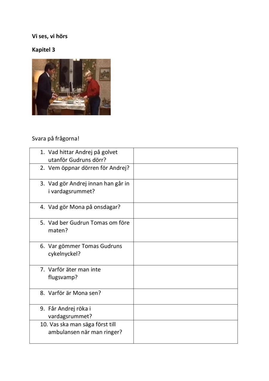 Vi ses vi hörs kapitel 3 frågor by noemid - Flipsnack