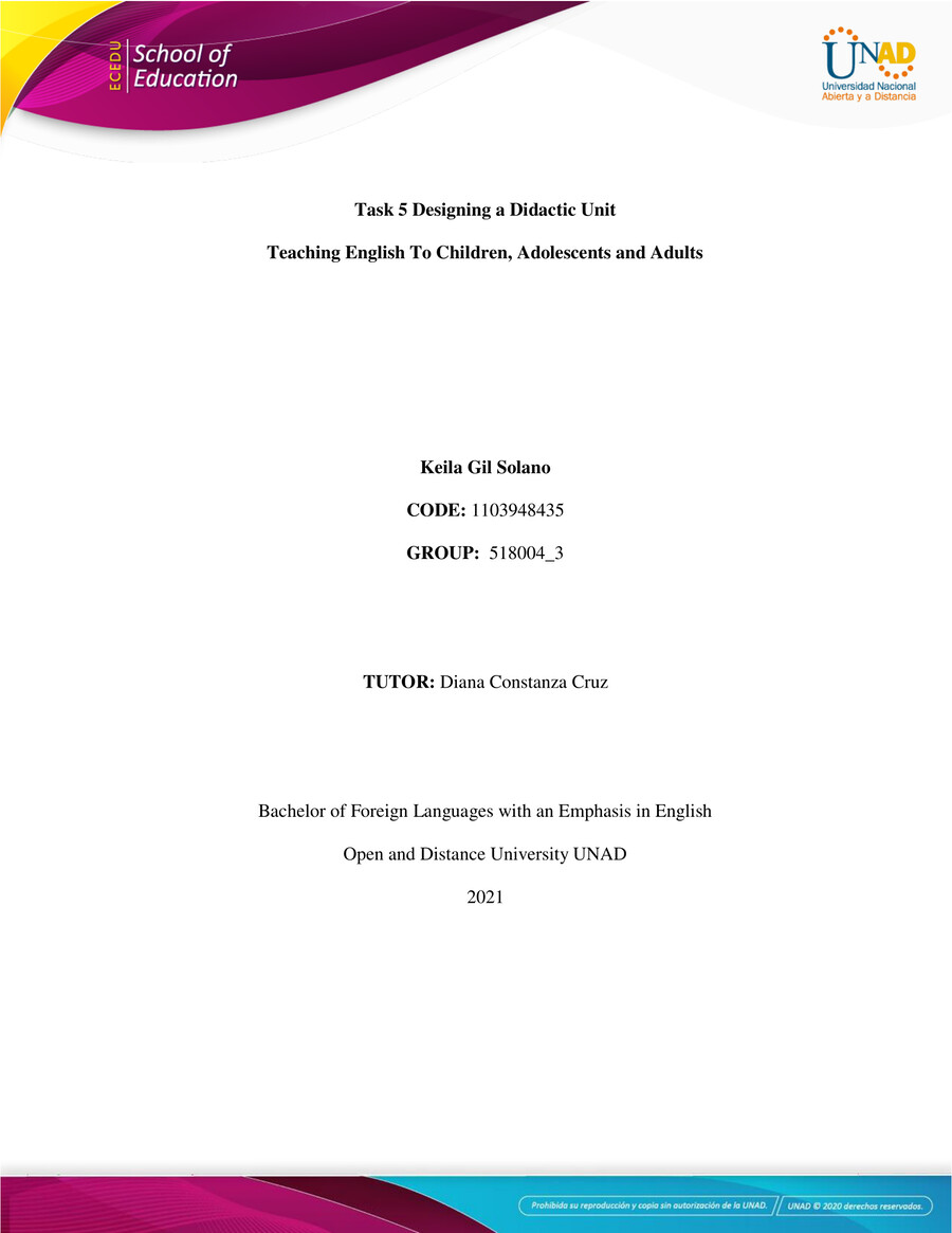 Didactic Unit Template-KeilaGil... by Rossy Gil - Flipsnack