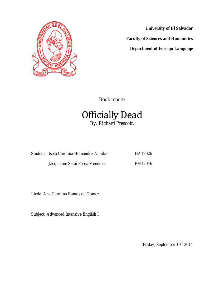 Oficially Dead by Richard Prescott by advanced1 - Flipsnack