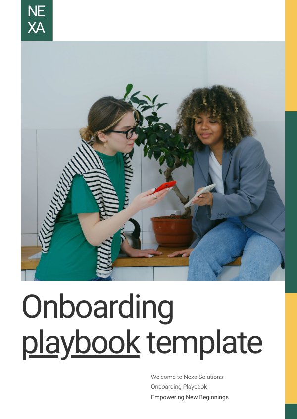 Onboarding playbook template by Flipsnack templates - Flipsnack