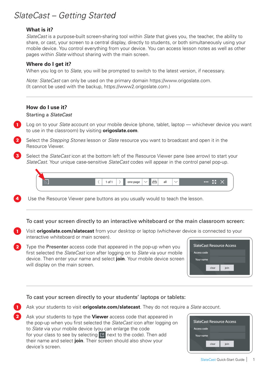 ORIGO SlateCast Guide 041619 by ORIGO Education - Flipsnack
