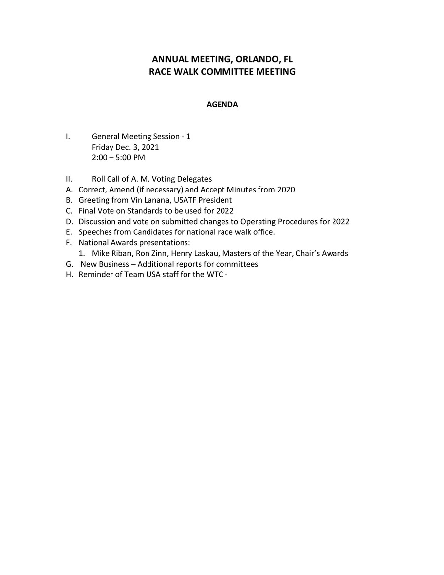 RW Annual Meeting General Session Agenda by sarah.linehan - Flipsnack