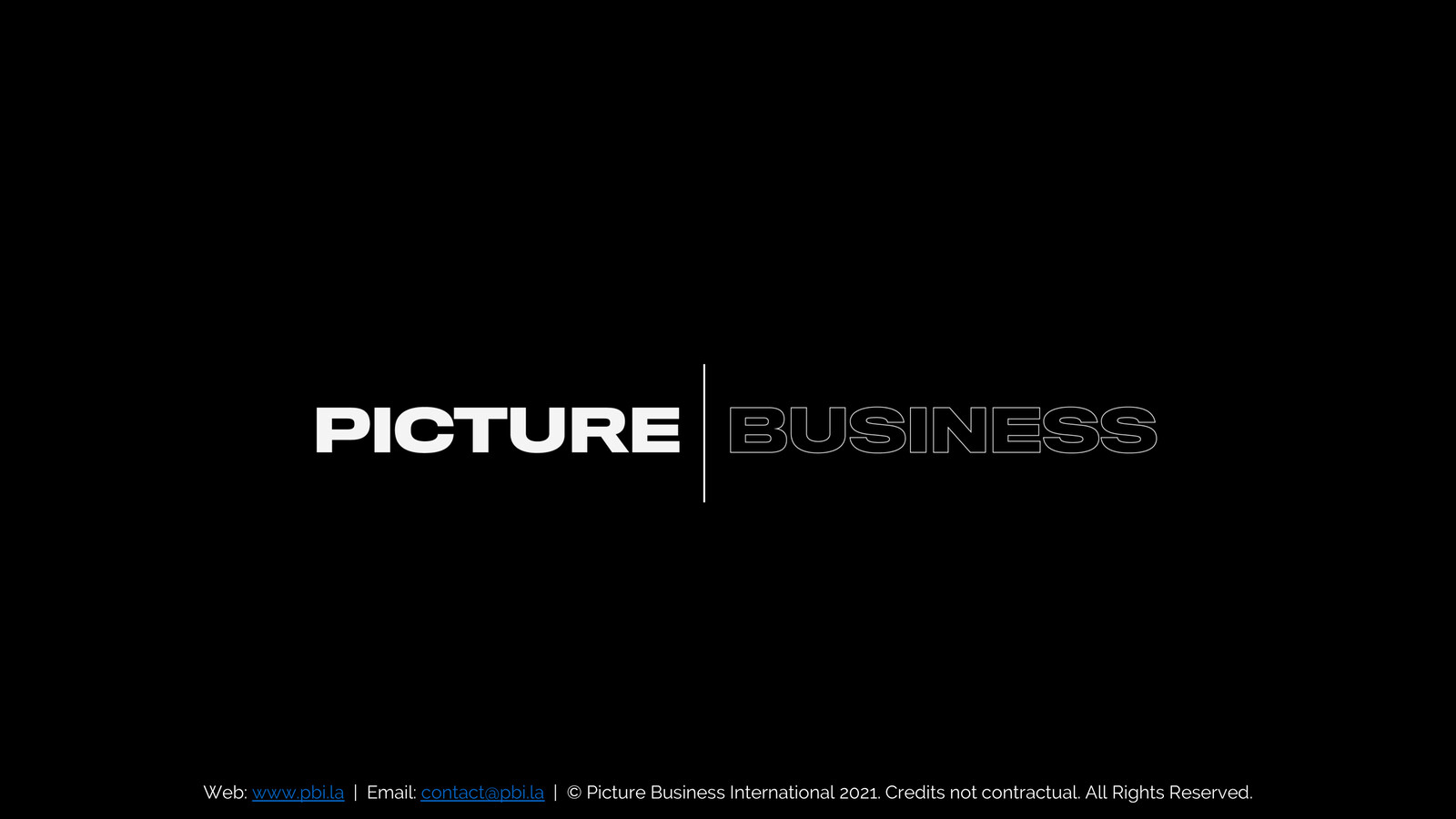 PBI Live Action Projects Book 2021 by Picture Business - Flipsnack