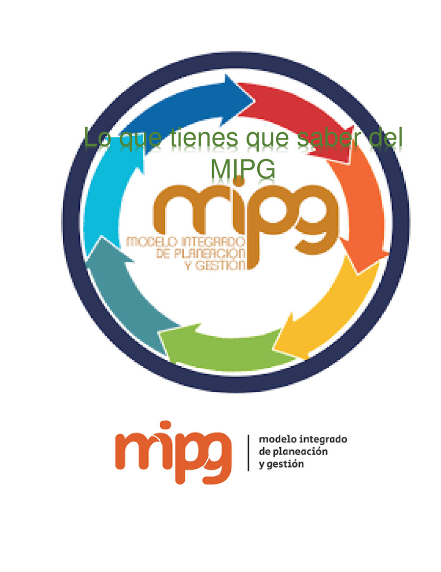 Modelo Integrado de Planeación y Gestión MIPG by Jefferson Barrera ...