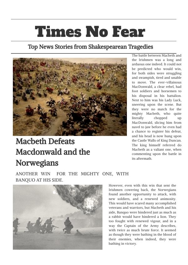 Macbeth Article by Ahhana Verma - Flipsnack