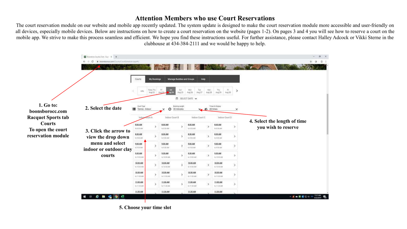 How to Make a Court Reservation August 2019 by Anna Velez - Flipsnack
