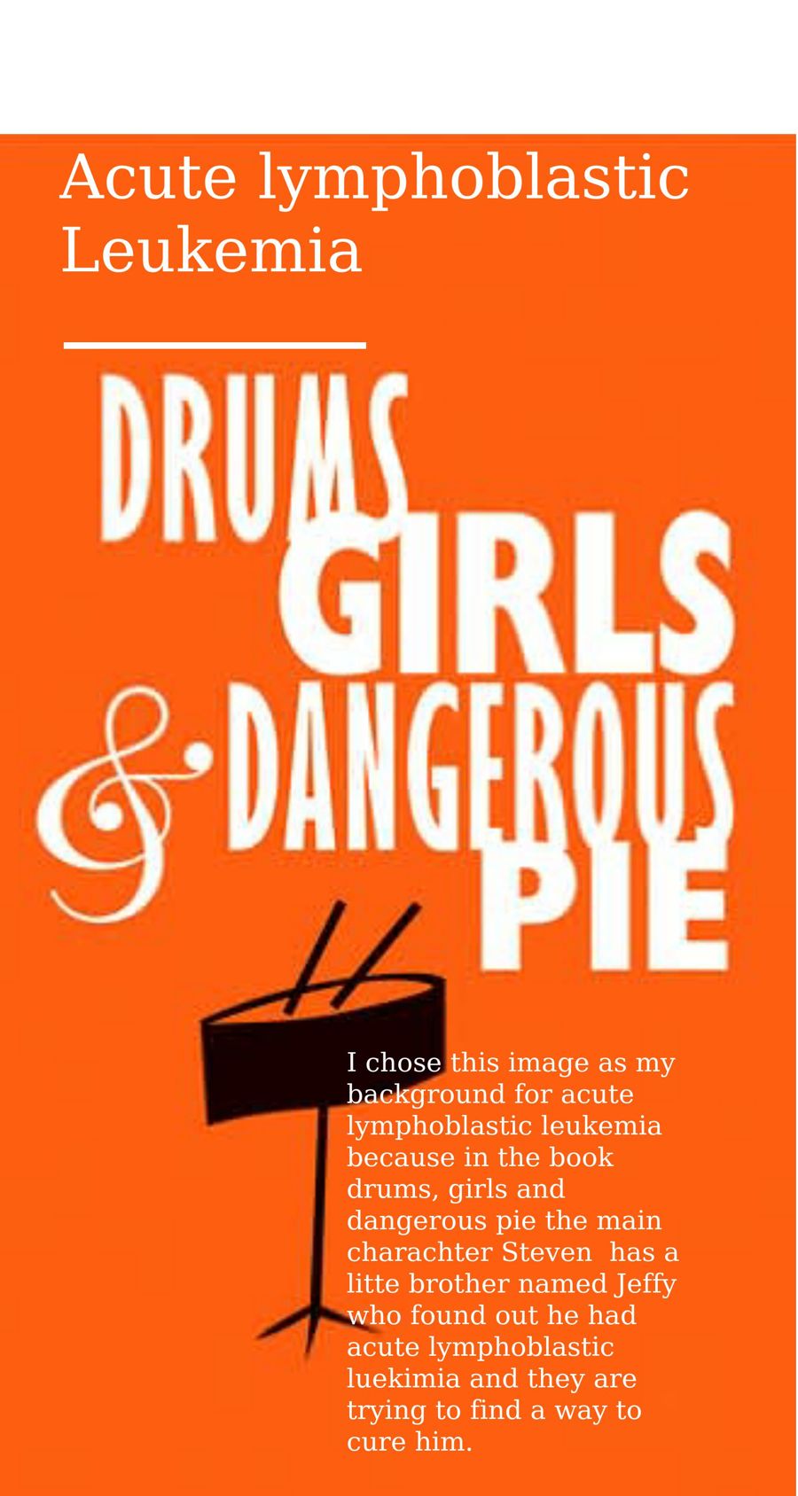 acute lymphoblastic leukemia brochure by Lindsey Gundrum - Flipsnack