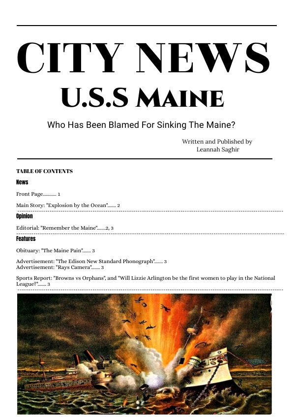 Newspaper History Project by Student:... - Flipsnack