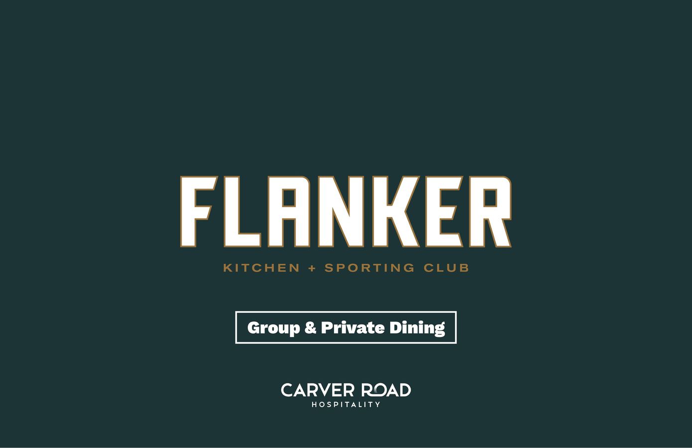 Flanker Kitchen + Sporting Club Group & Private Dining by CRH - Flipsnack