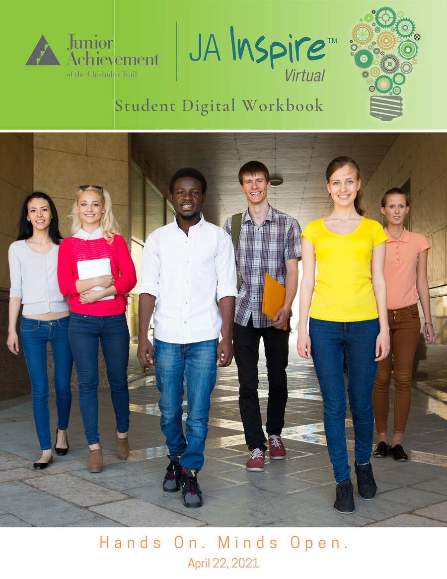 JA Inspire Virtual Student Digital Workbook 20-21 by Alexia - Flipsnack