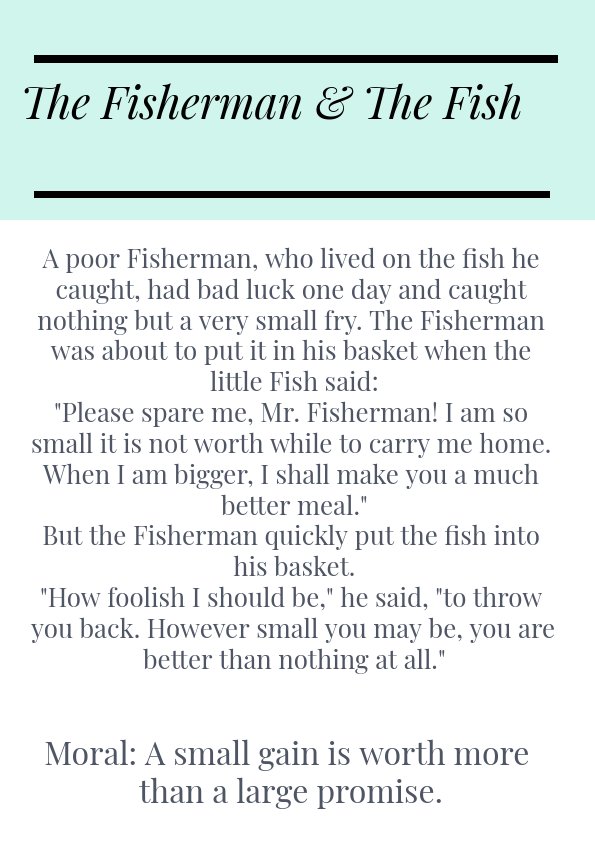 The Fisherman & The Fish by angelitatkd - Flipsnack