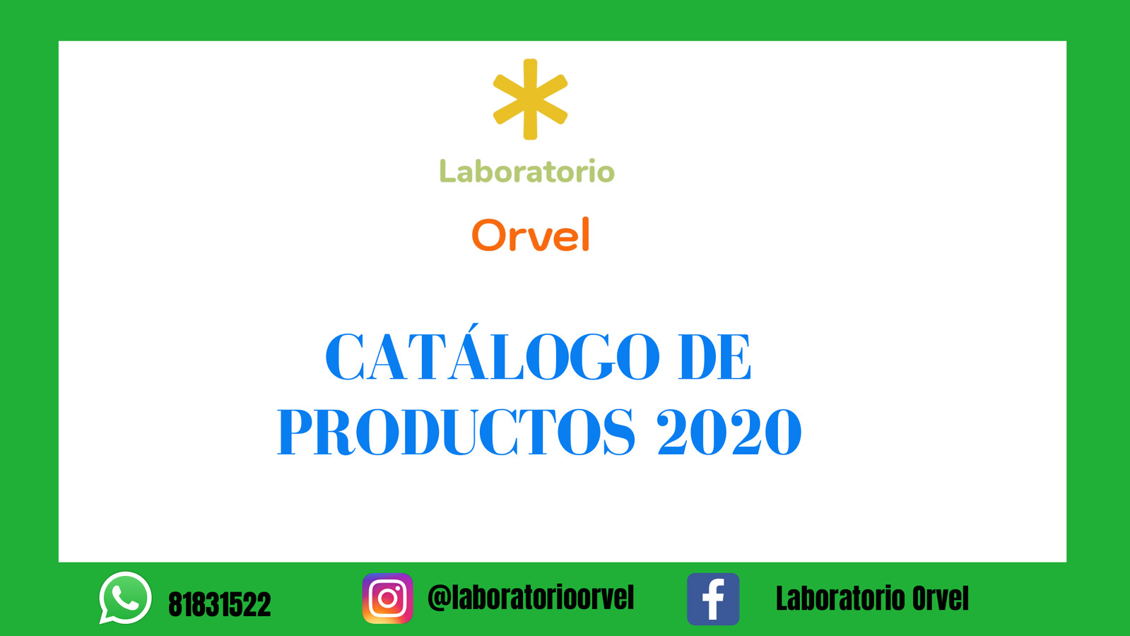 CATÁLOGO DE PRODUCTOS LABORATORIO ORVEL by Laboratorio Orvel - Flipsnack