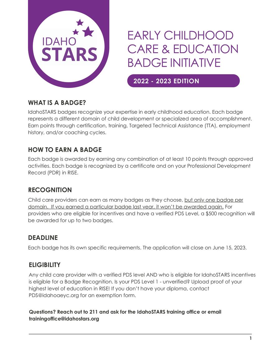 2022 -2023 BADGE GUIDE by S Bauder - Flipsnack