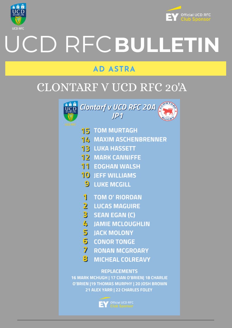 UCD RFC BULLETIN Weekend 23rd Feb., 2024 by Ciara O Connor - Flipsnack