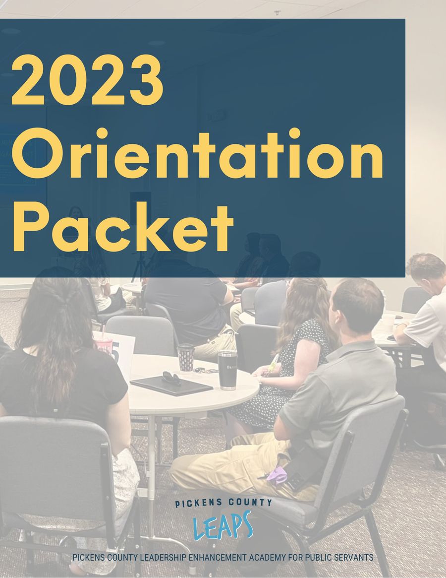 2023 LEAPS Orientation Packet by Pickens County LEAPS - Flipsnack