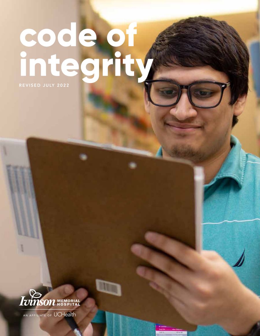 Code of Integrity 2022 by Ivinson... - Flipsnack