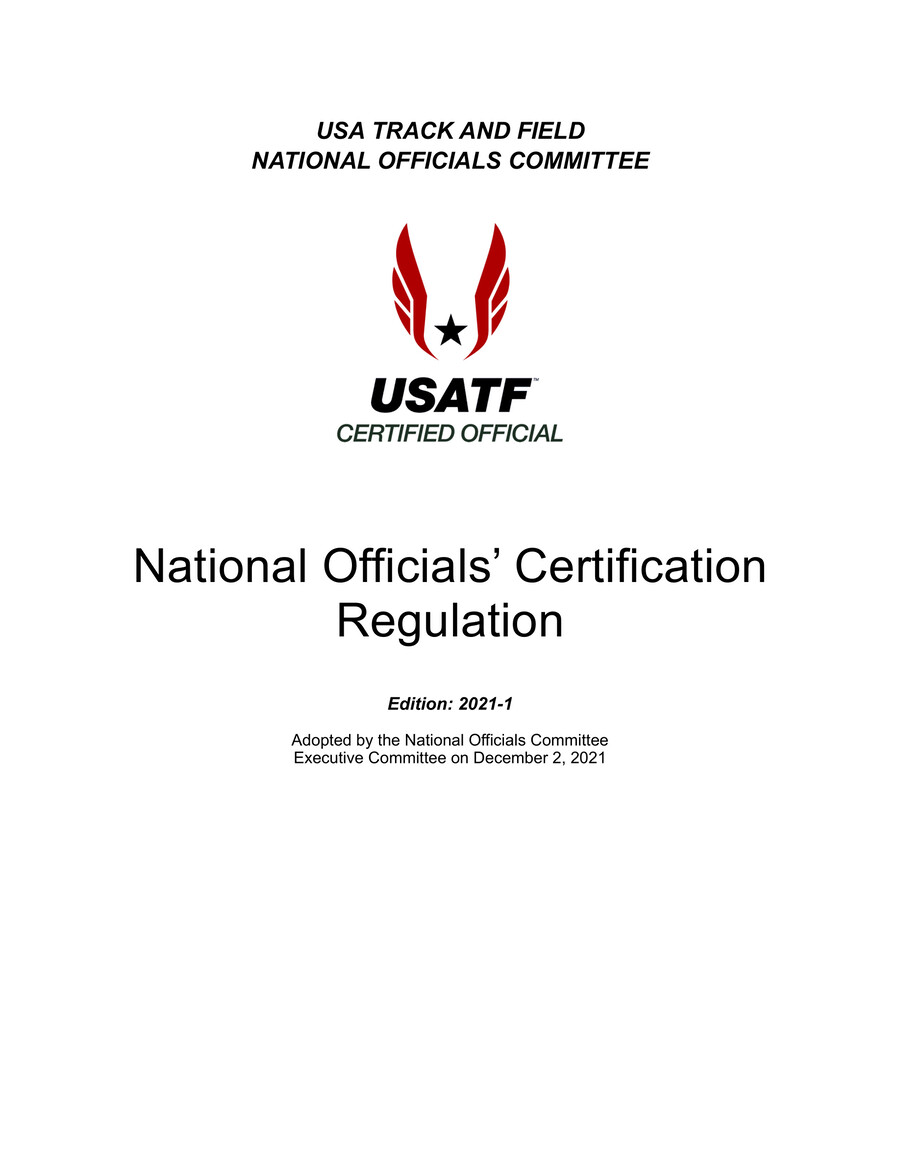 National Officials' Certification Regulation by sarah.linehan - Flipsnack