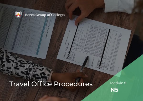 Travel Office Procedures Module 8 N5 by E-Publishing - Flipsnack