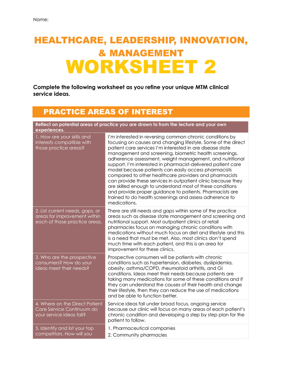 Portfolio Worksheet 1 by Akshay Patel - Flipsnack