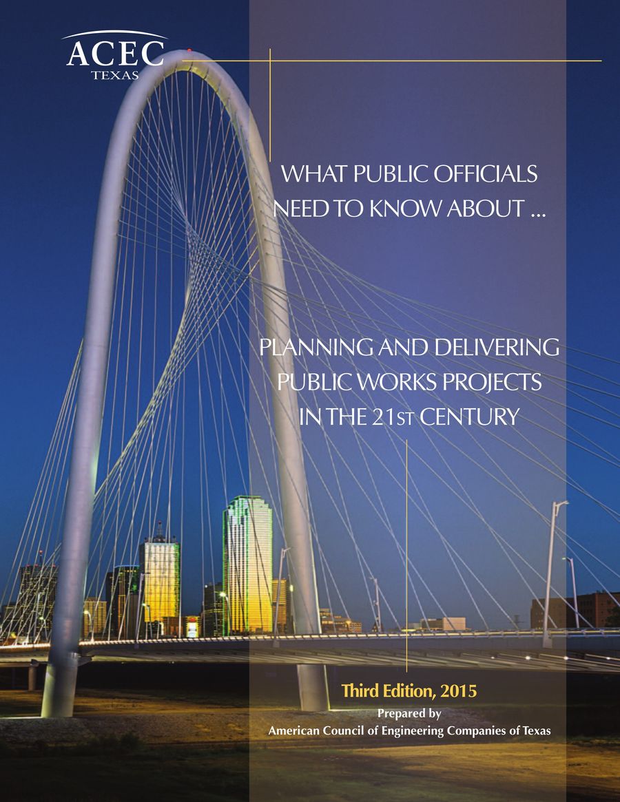2015 ACEC Texas Public Works Manual by Scott Stewart - Flipsnack