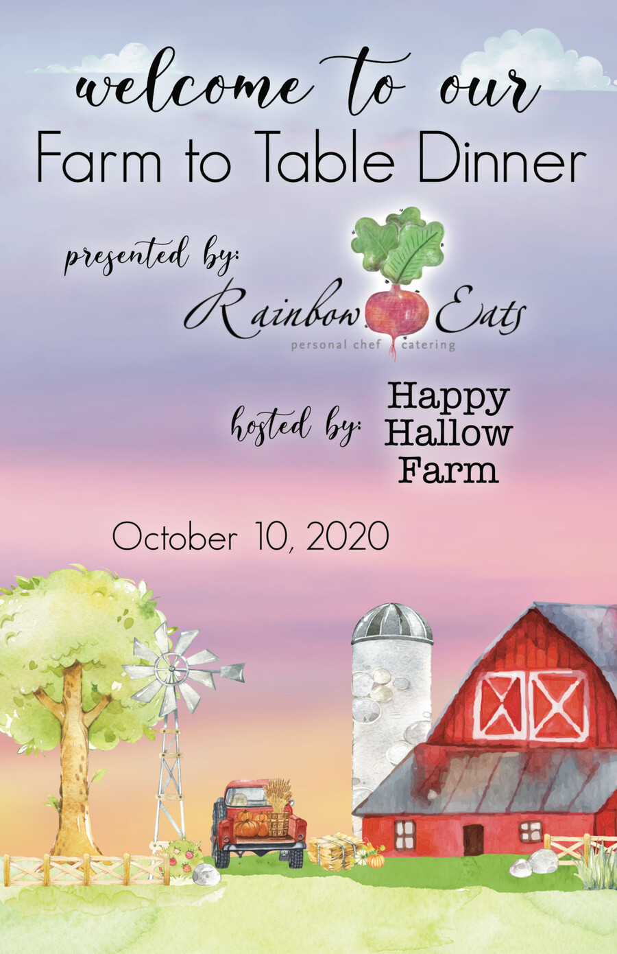 Farm To Table- October Barn Dinner by Jordan Webster - Flipsnack