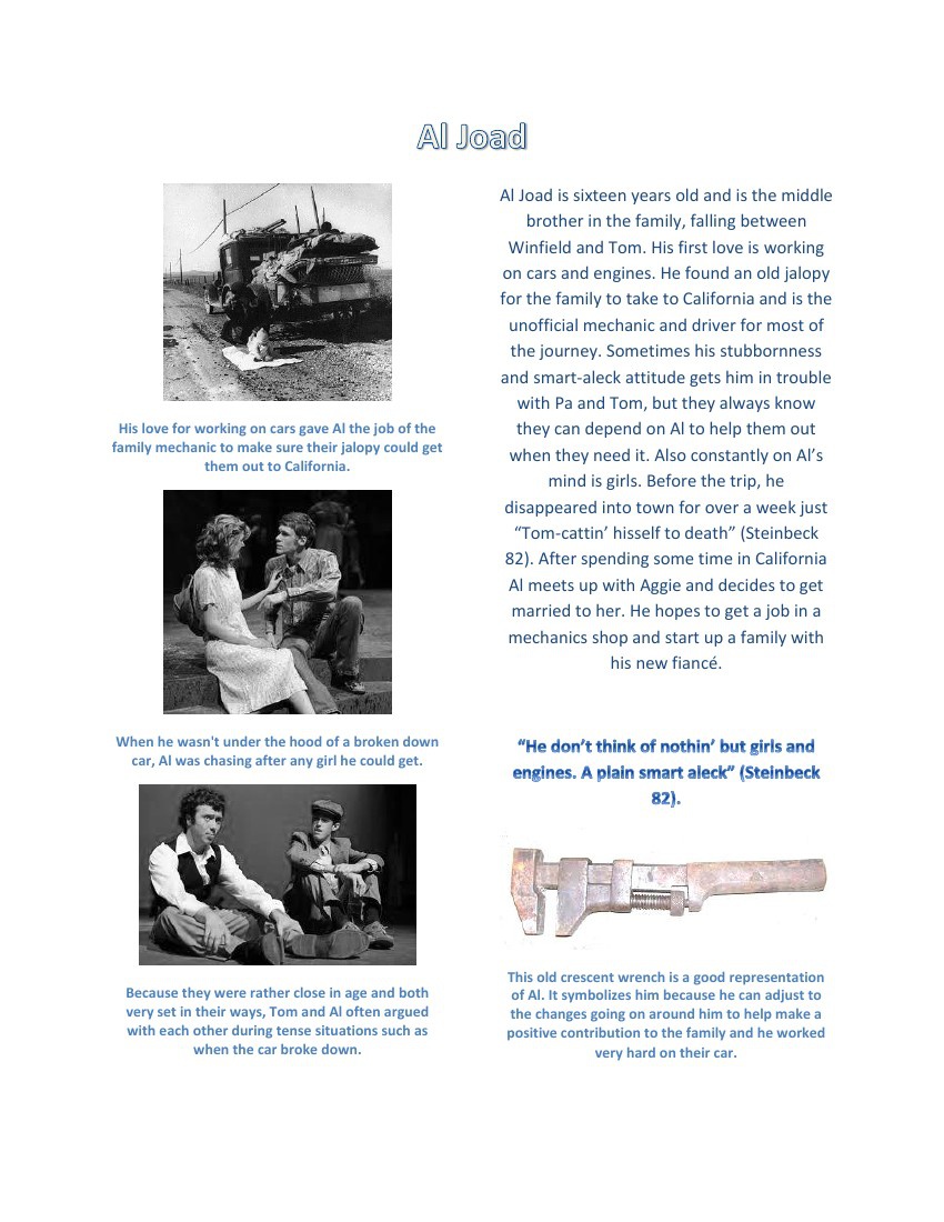 The Joad Family Scrapbook (Family E) by 80391 - Flipsnack