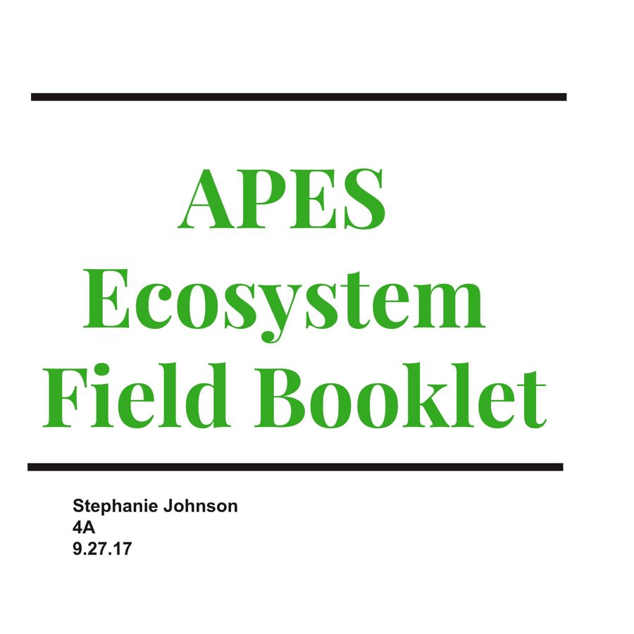 APES Ecosystem Booklet by stepkj - Flipsnack