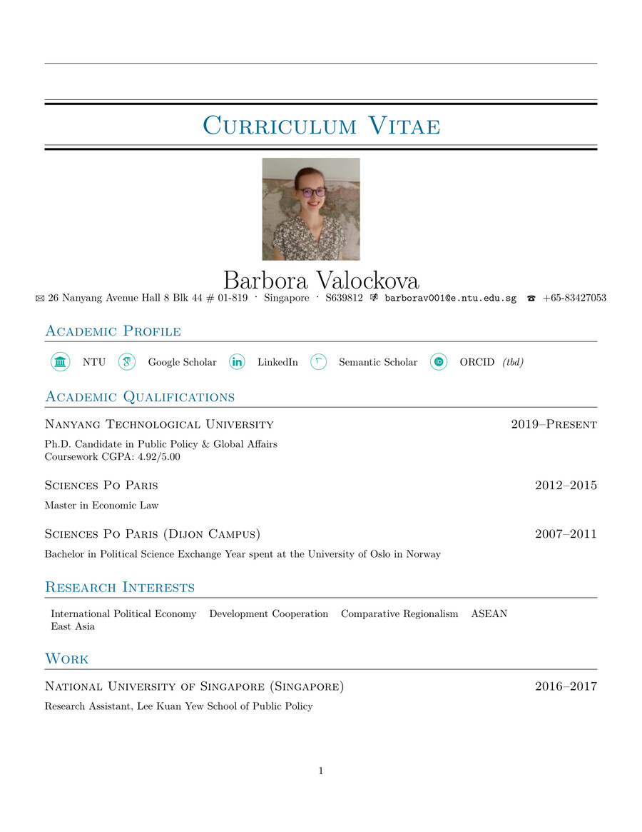 B's CV (Overleaf) by - Flipsnack