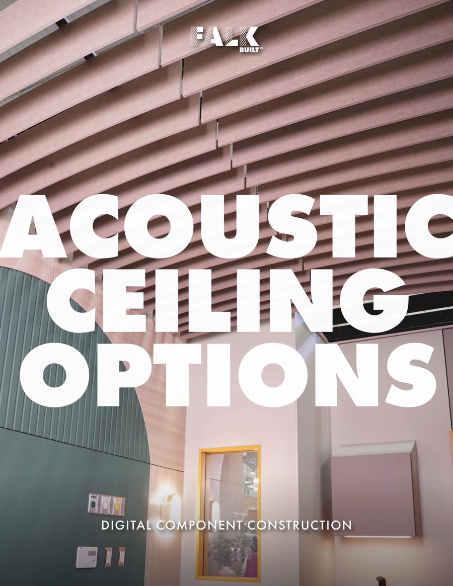 Falkbuilt Acoustic Ceiling Options by Falkbuilt - Flipsnack