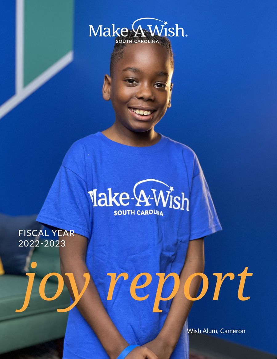 Make-A-Wish South Carolina Joy Report 2022-2023 by Make-A-Wish ...