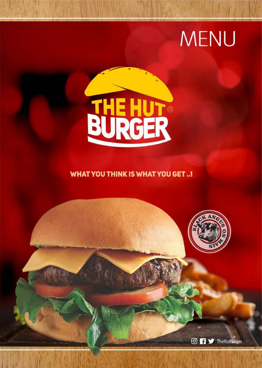 The hut burger menu by sudhish kumar - Flipsnack